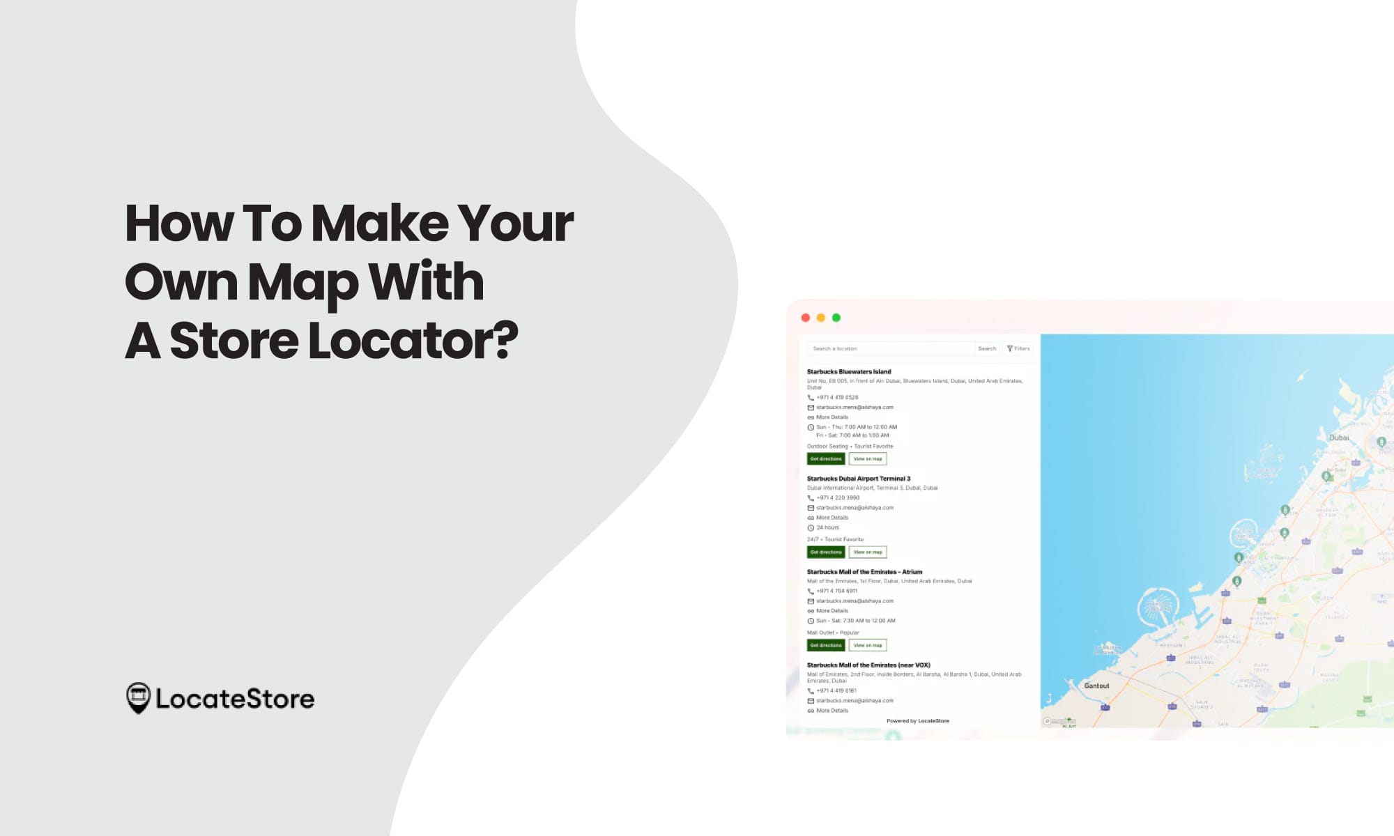 How To Make Your Own Map With A Store Locator?